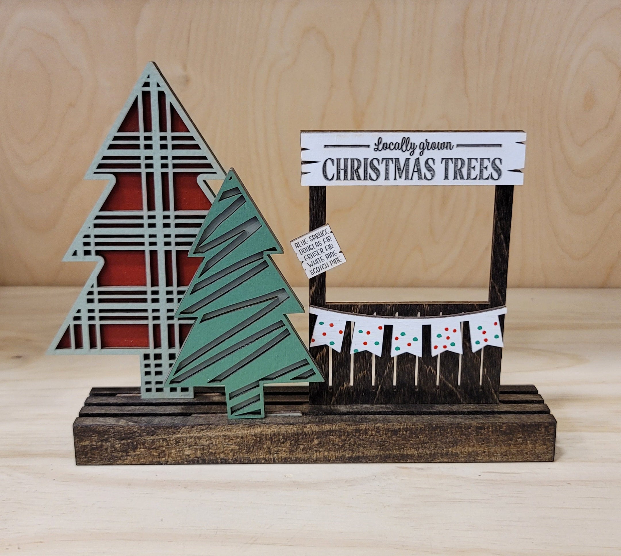 Christmas Tree Booth Set with Trees - 1089 | 213 Mercantile