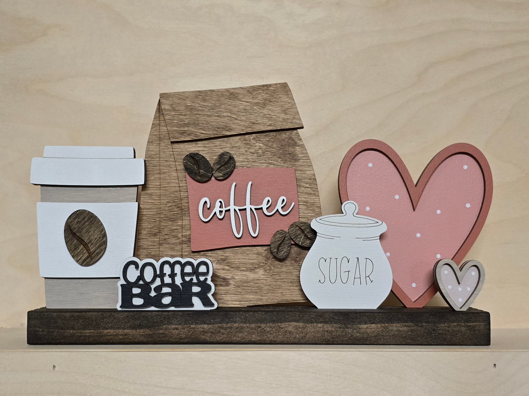Coffee Bar - Boho Set - Coffee Lovers Set - 10" Tray - 1253 | 213 ...