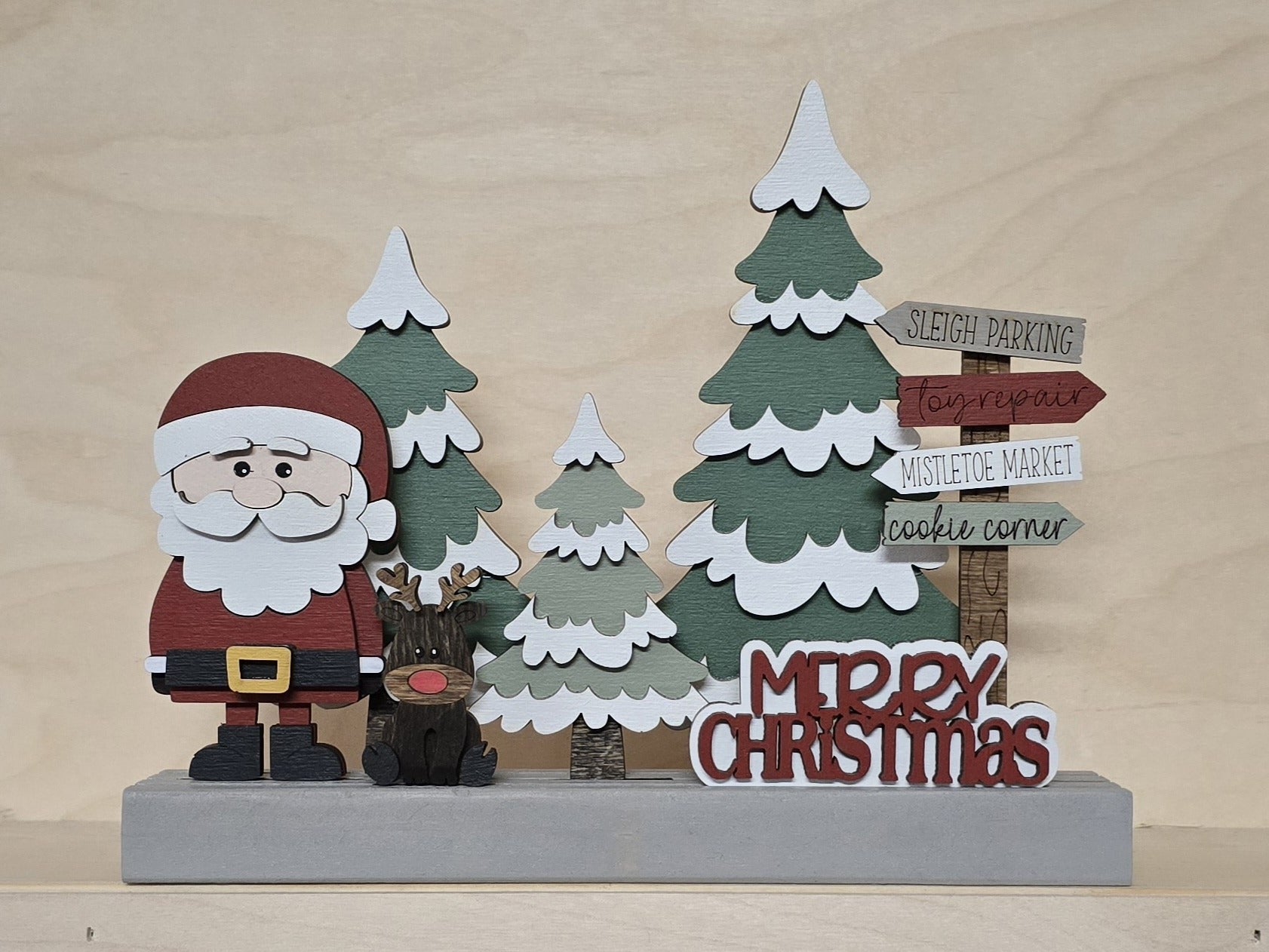 Mini Christmas Set with new small items! Santa, Reindeer Rudolph ...